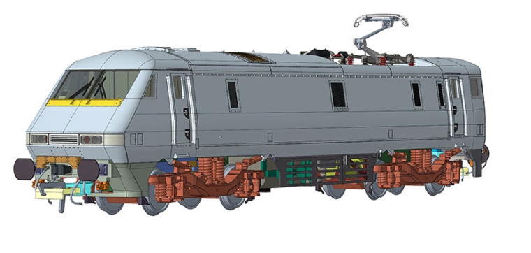 Hornby shows latest Class 91 CAD images - World Of Railways