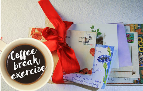 How To Write | Coffee break exercise | Letters | Writers Online