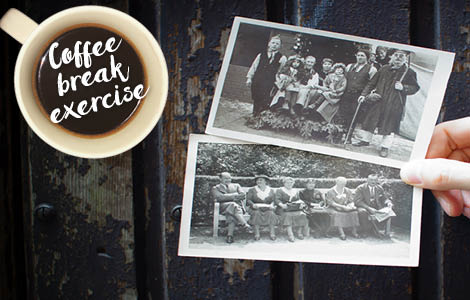 How To Write | Coffee break exercise | Photographs | Writers Online