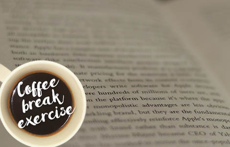 How To Write | Coffee-break writing | Shape a sentence | Writers Online